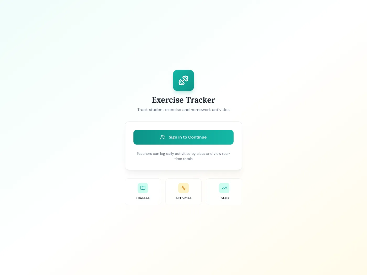 Christlove Exercise Tracker