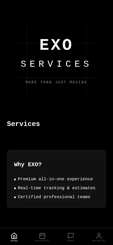 EXO Services App