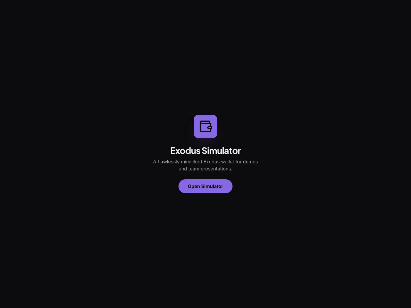 Fake Exodus Simulator