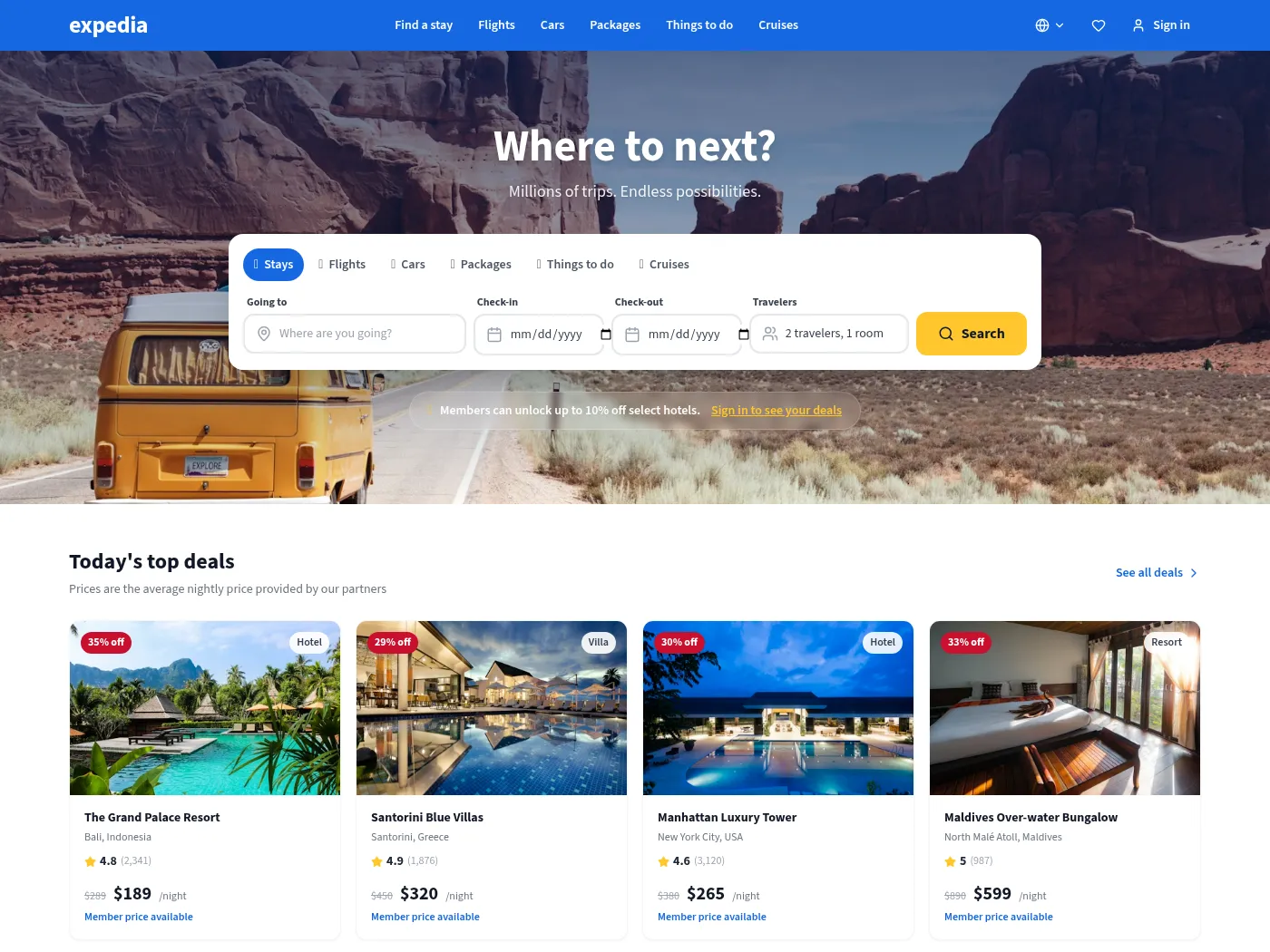 Expedia Clone
