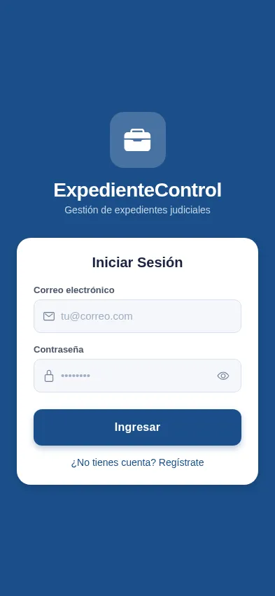 ExpedienteControl App