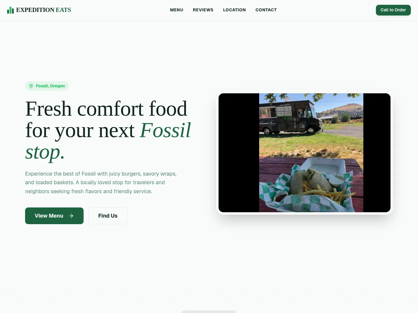 Expedition Eats Website