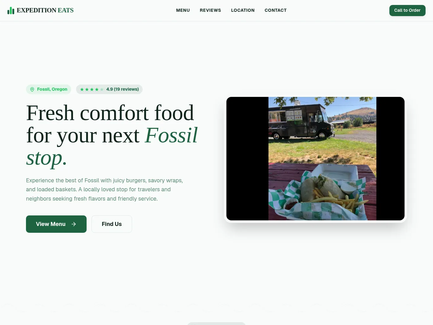 Expedition Eats Website