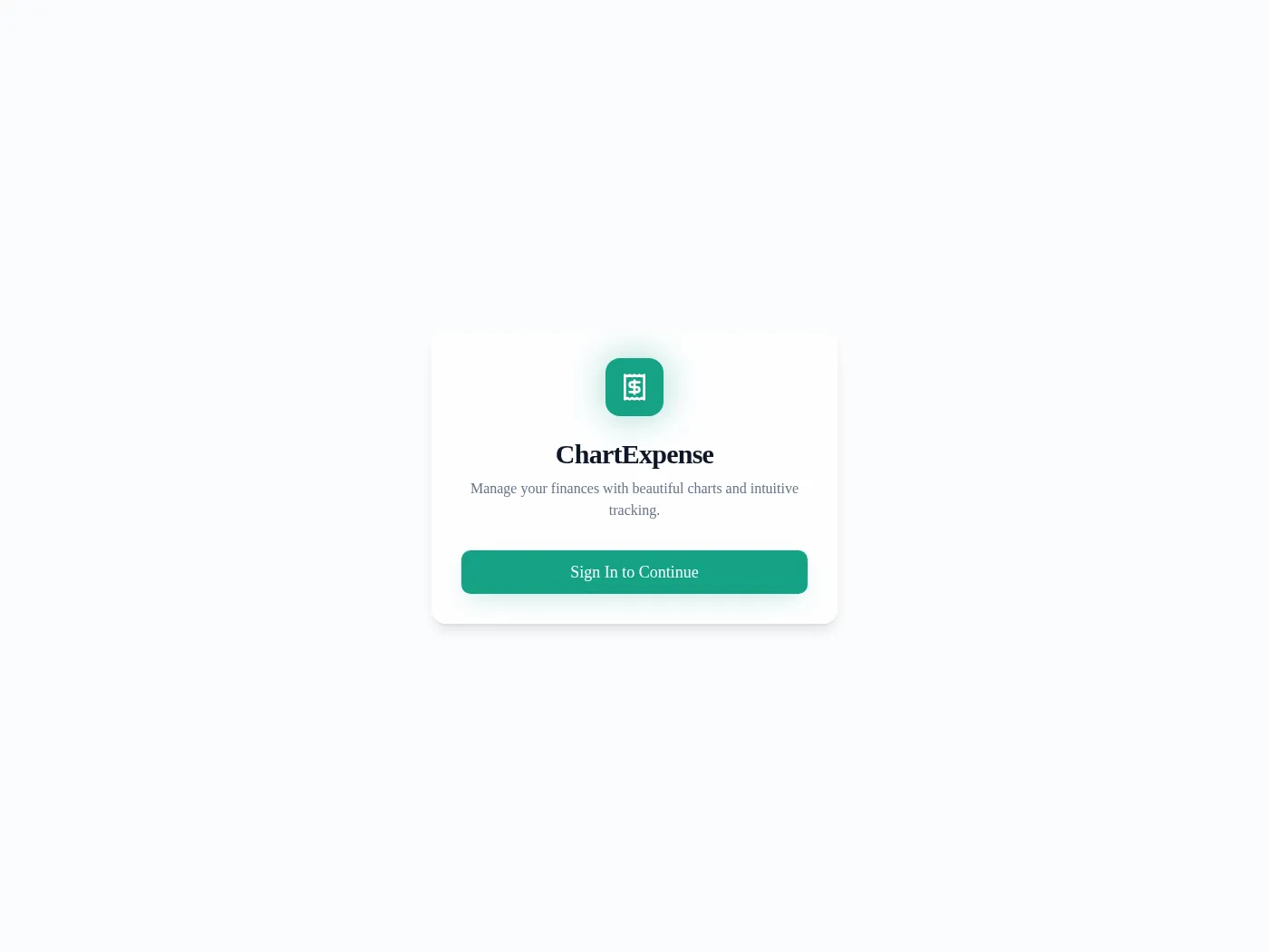 ChartExpense Tracker