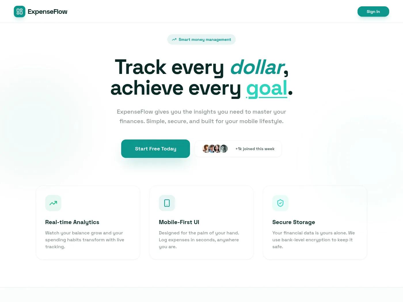 Expense Tracker Dashboard