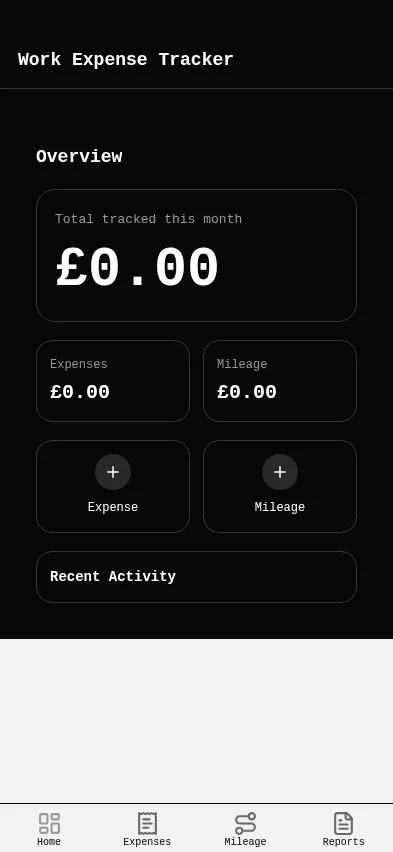 Expense & Mileage Tracker