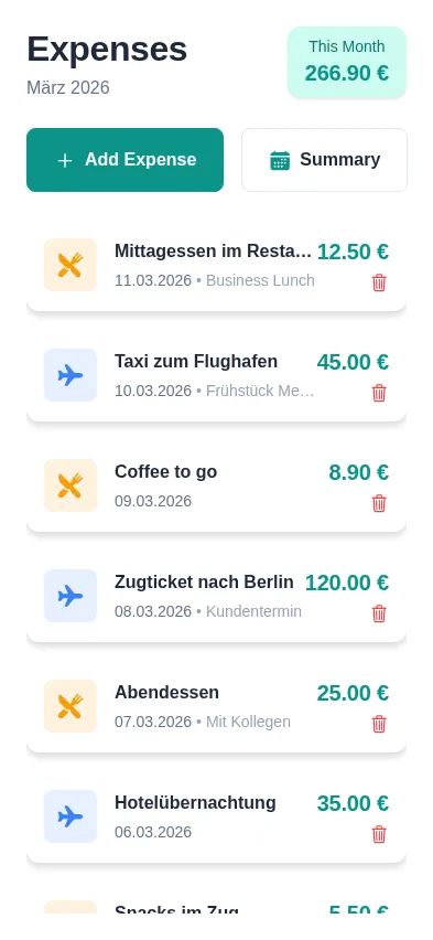 Expense Scan Organizer