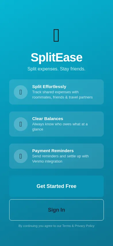 SplitEase Mobile