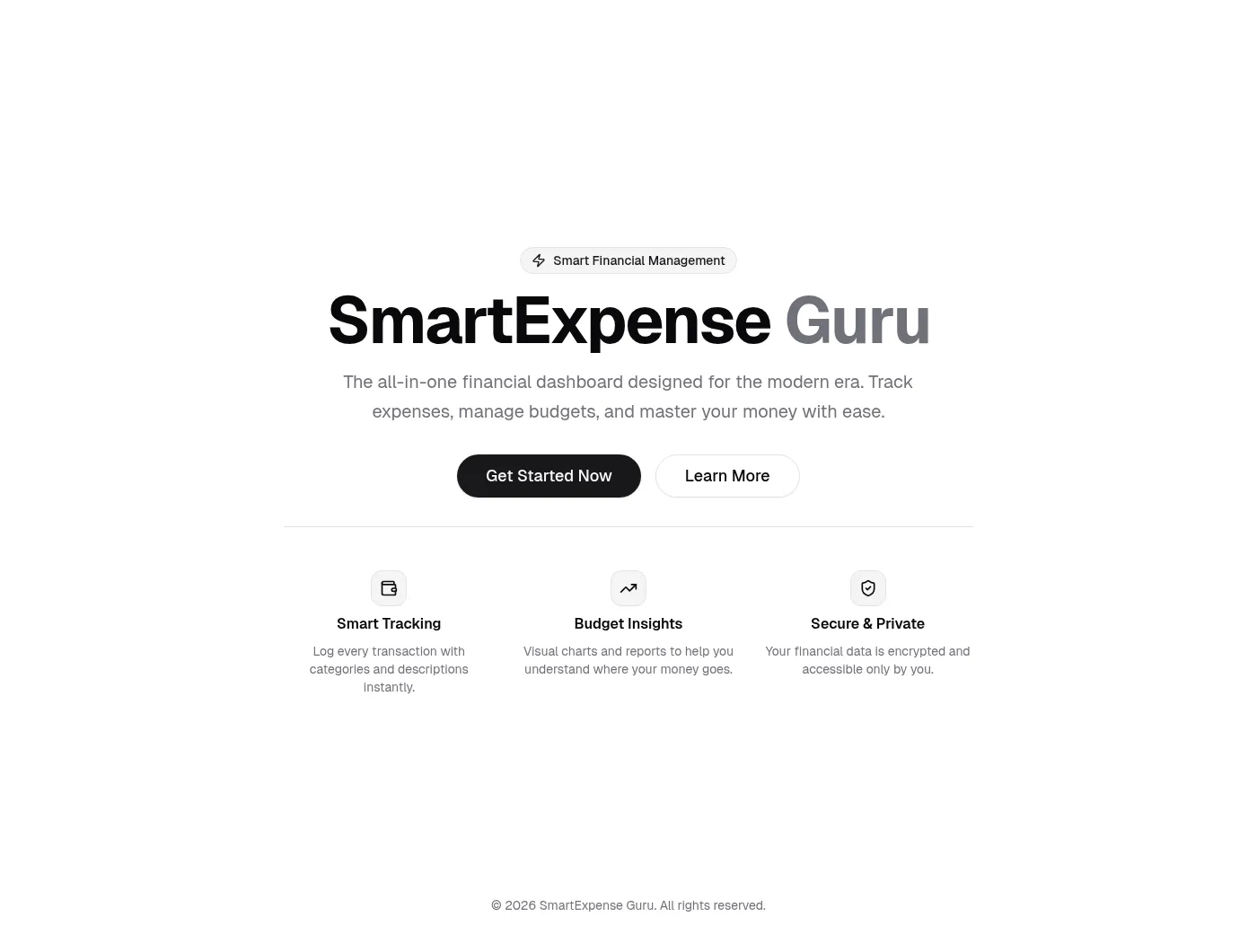 SmartExpense Guru
