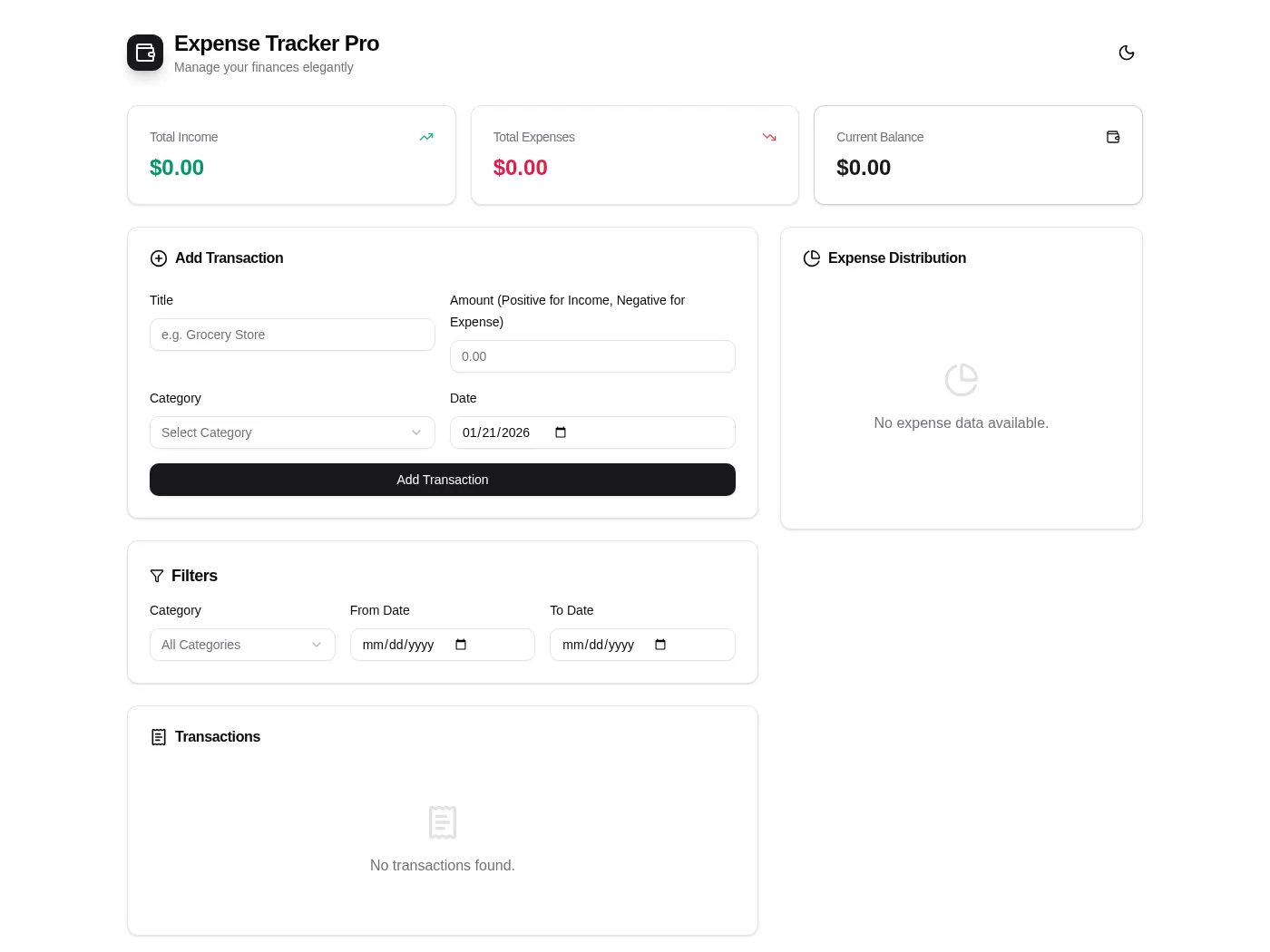 Expense Tracker Pro