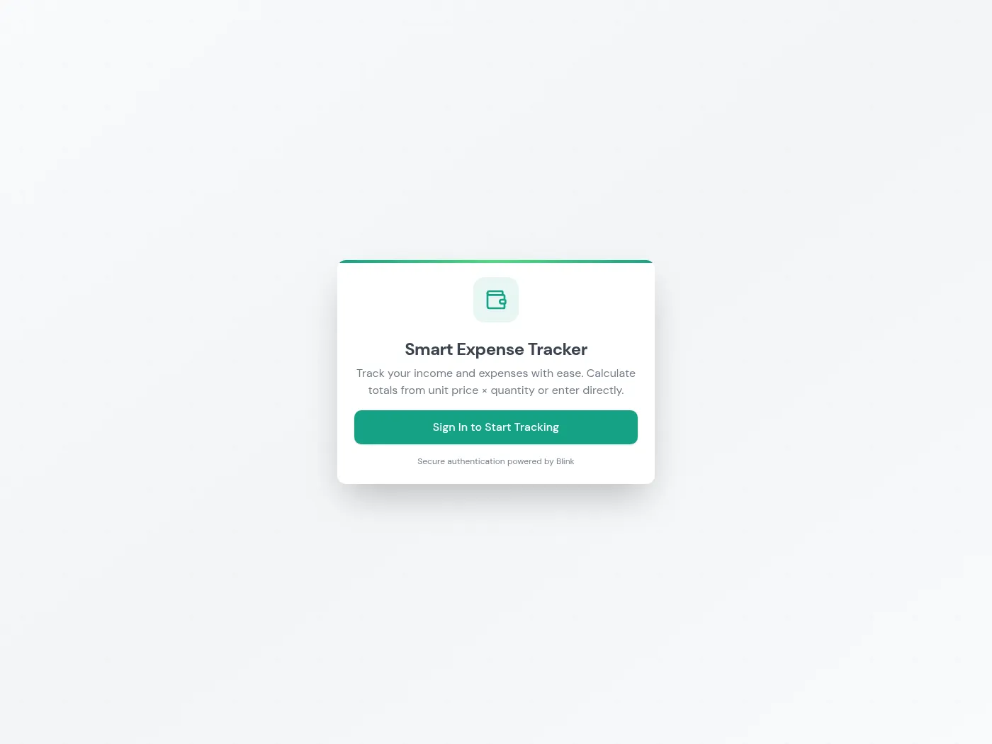Smart Expense Tracker