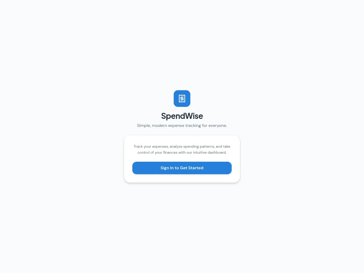 Expense Tracker Dashboard