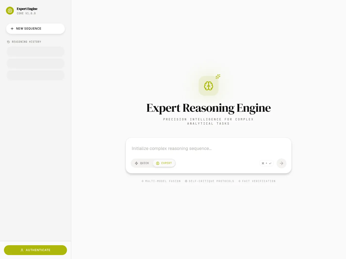 Expert AI Reasoning Engine