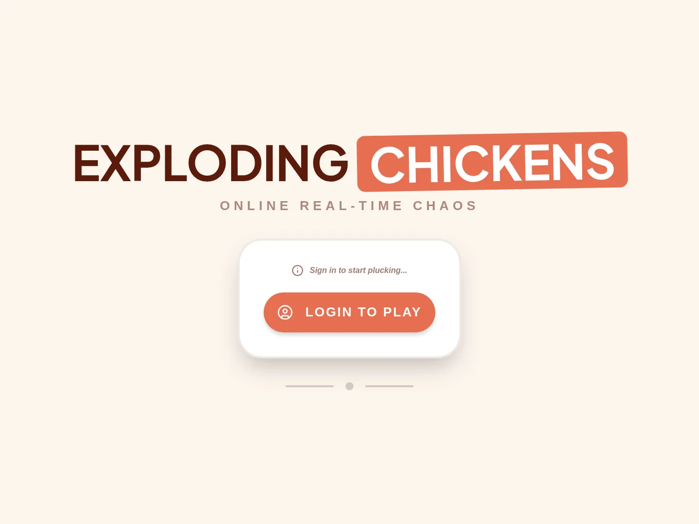 Exploding Chickens Online