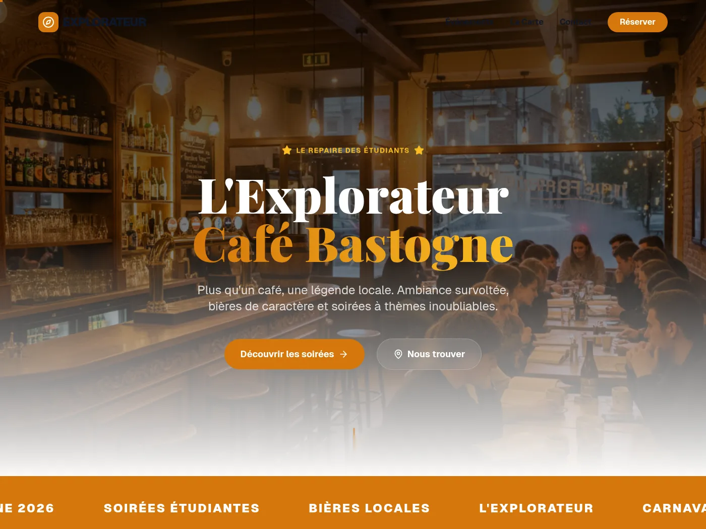L'Explorateur Café Vitrine