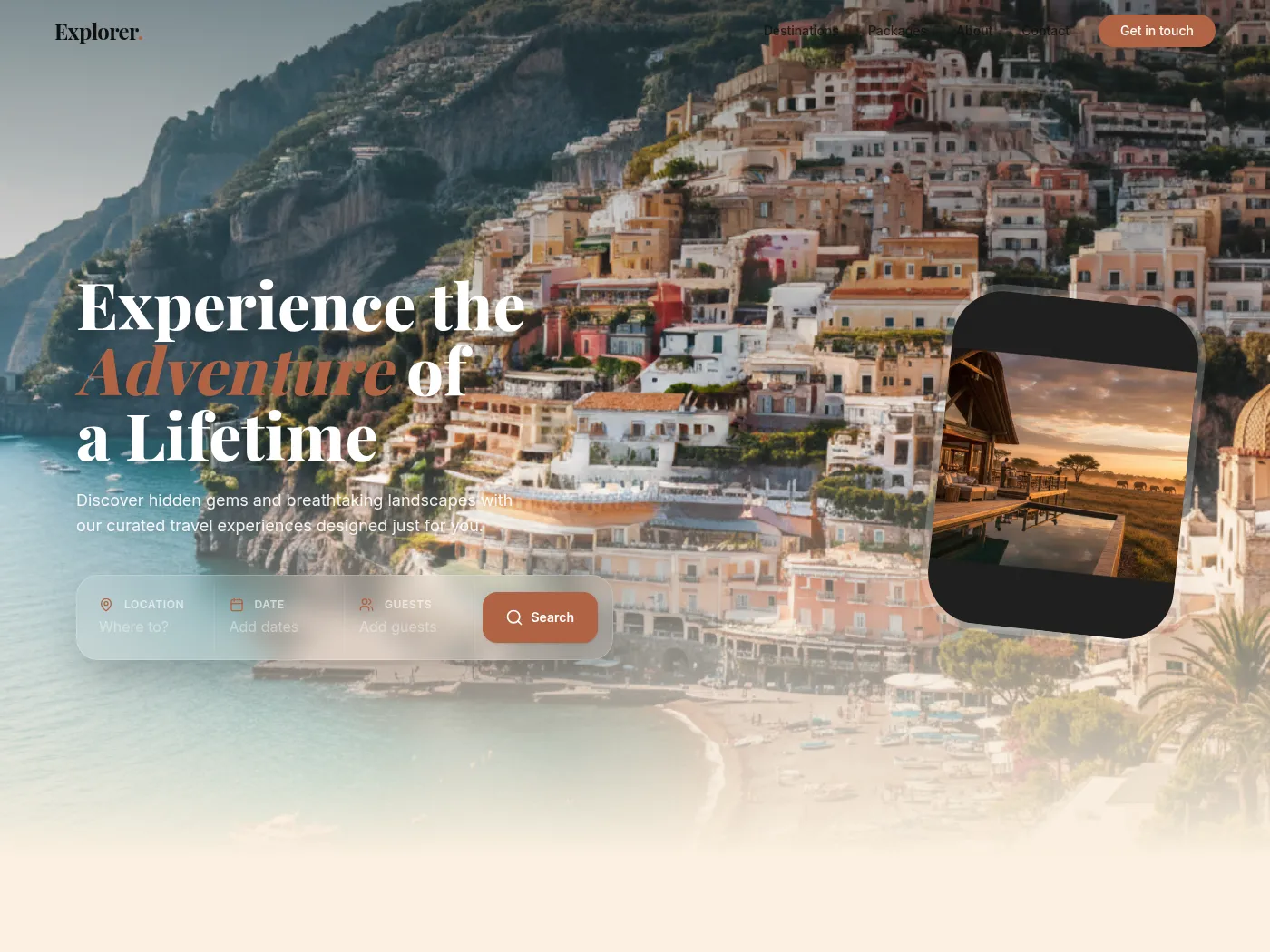 Explorer Travel Site