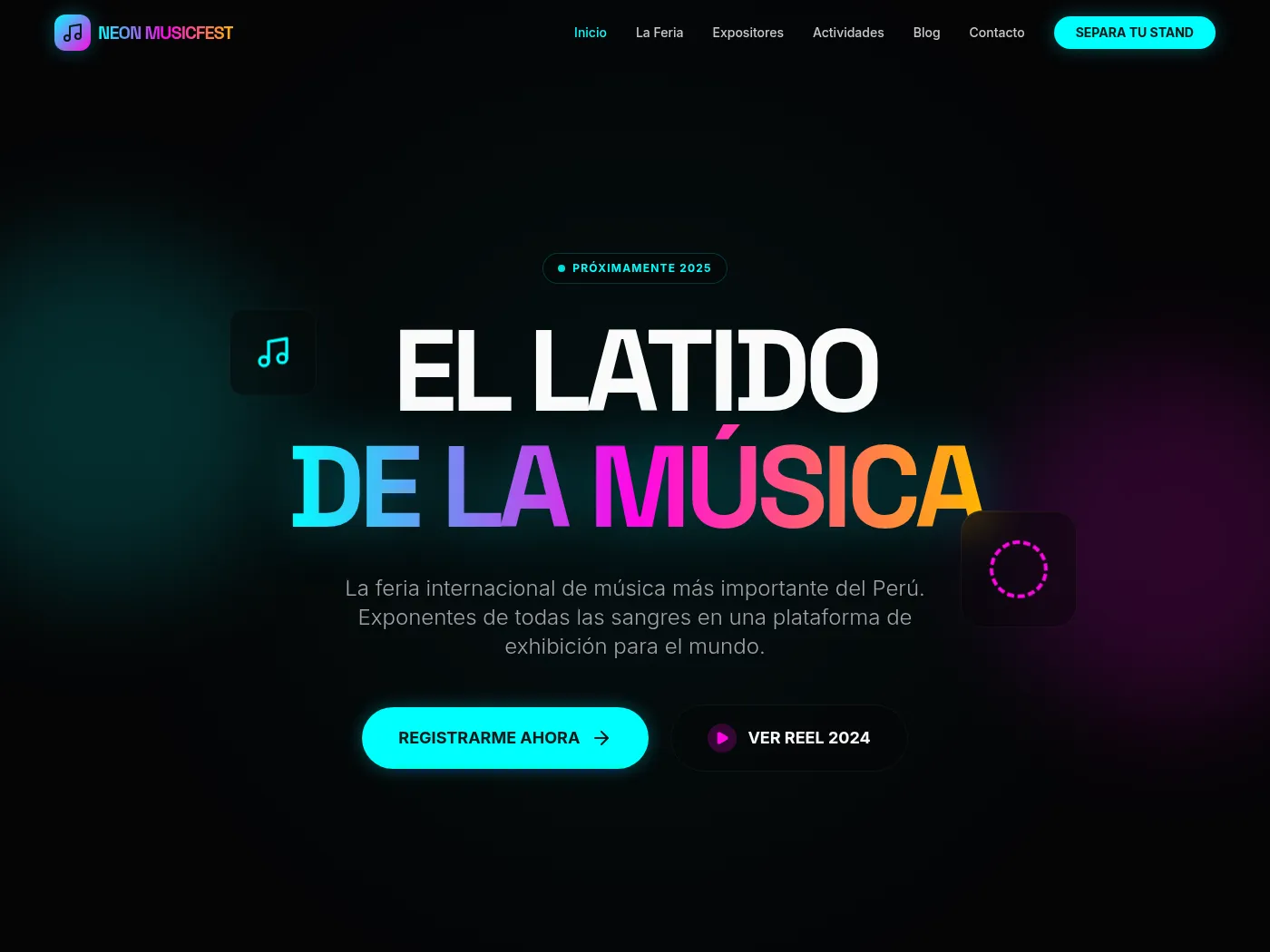 Expo Music Web Clone