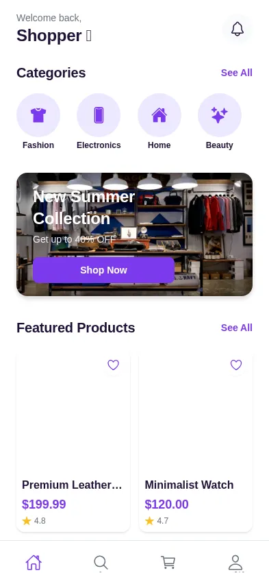 Expo Shop App