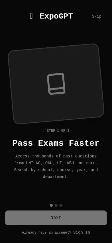 ExpoGPT: Nigerian Student AI