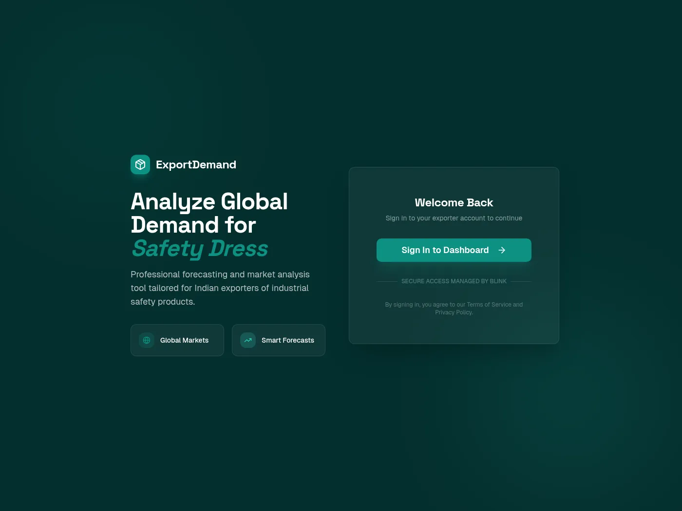 Export Demand Analyzer