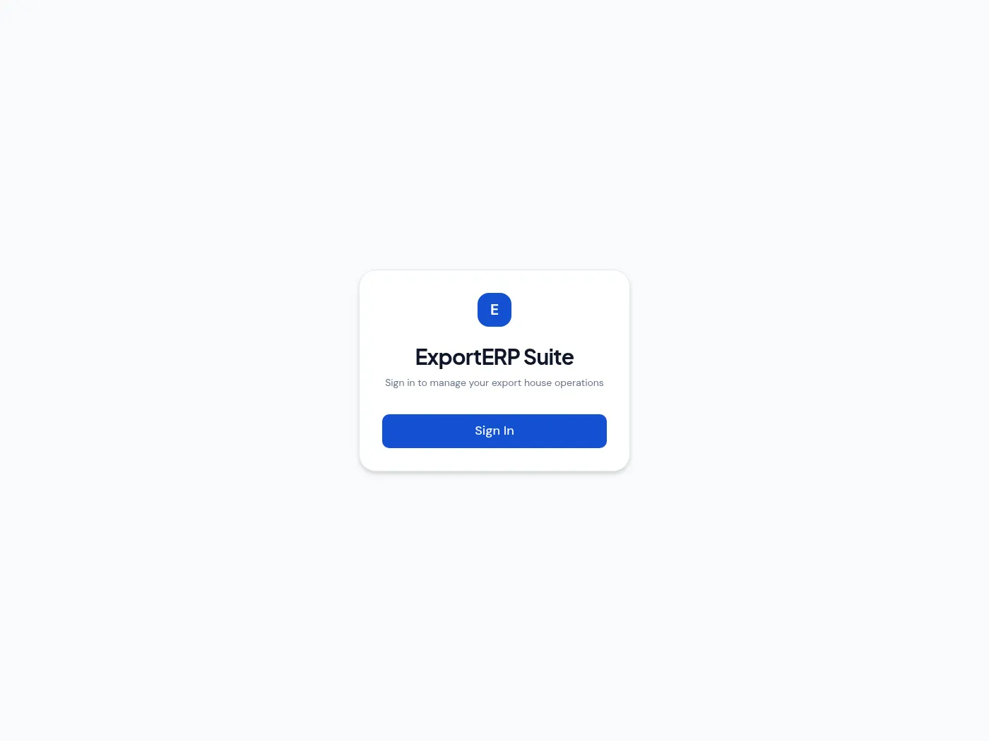ExportERP Suite