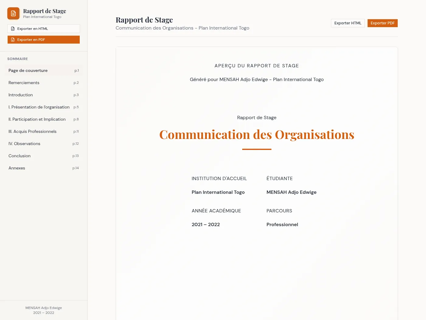 Document Exporter Web