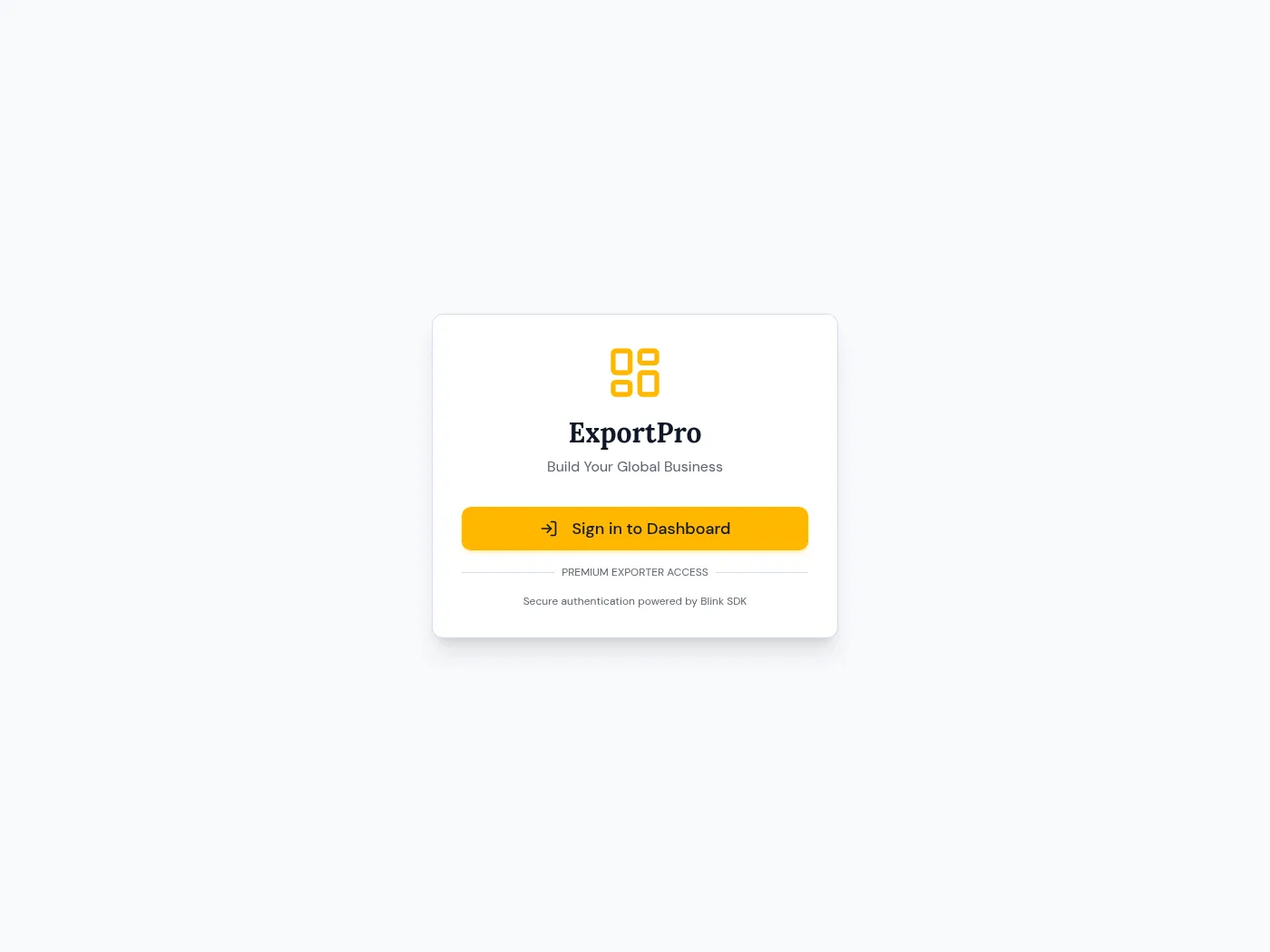 ExportPro Launchpad