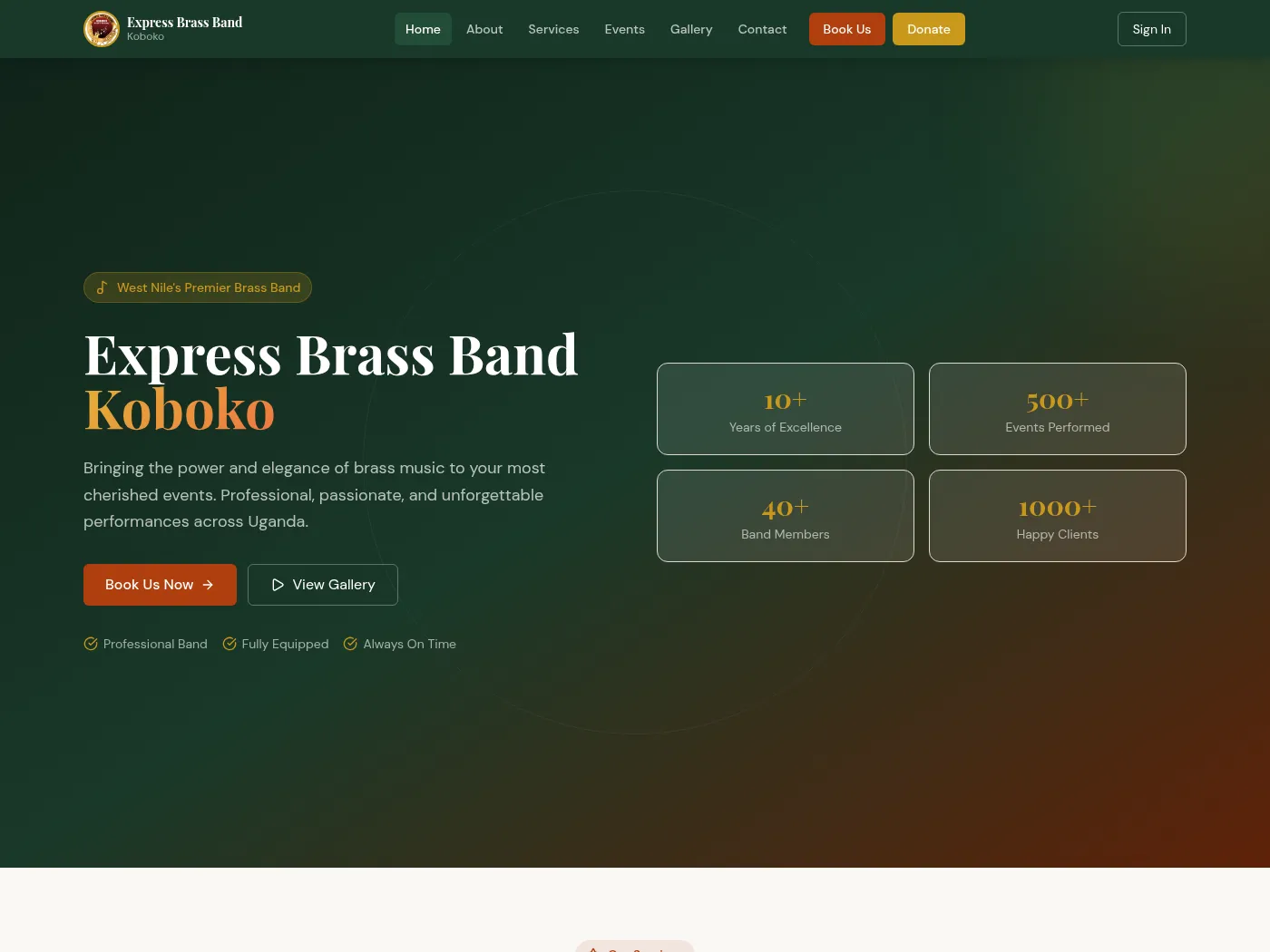 Express Brass Band Portal