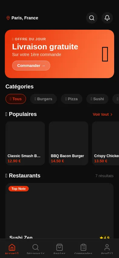 ExpressFood App