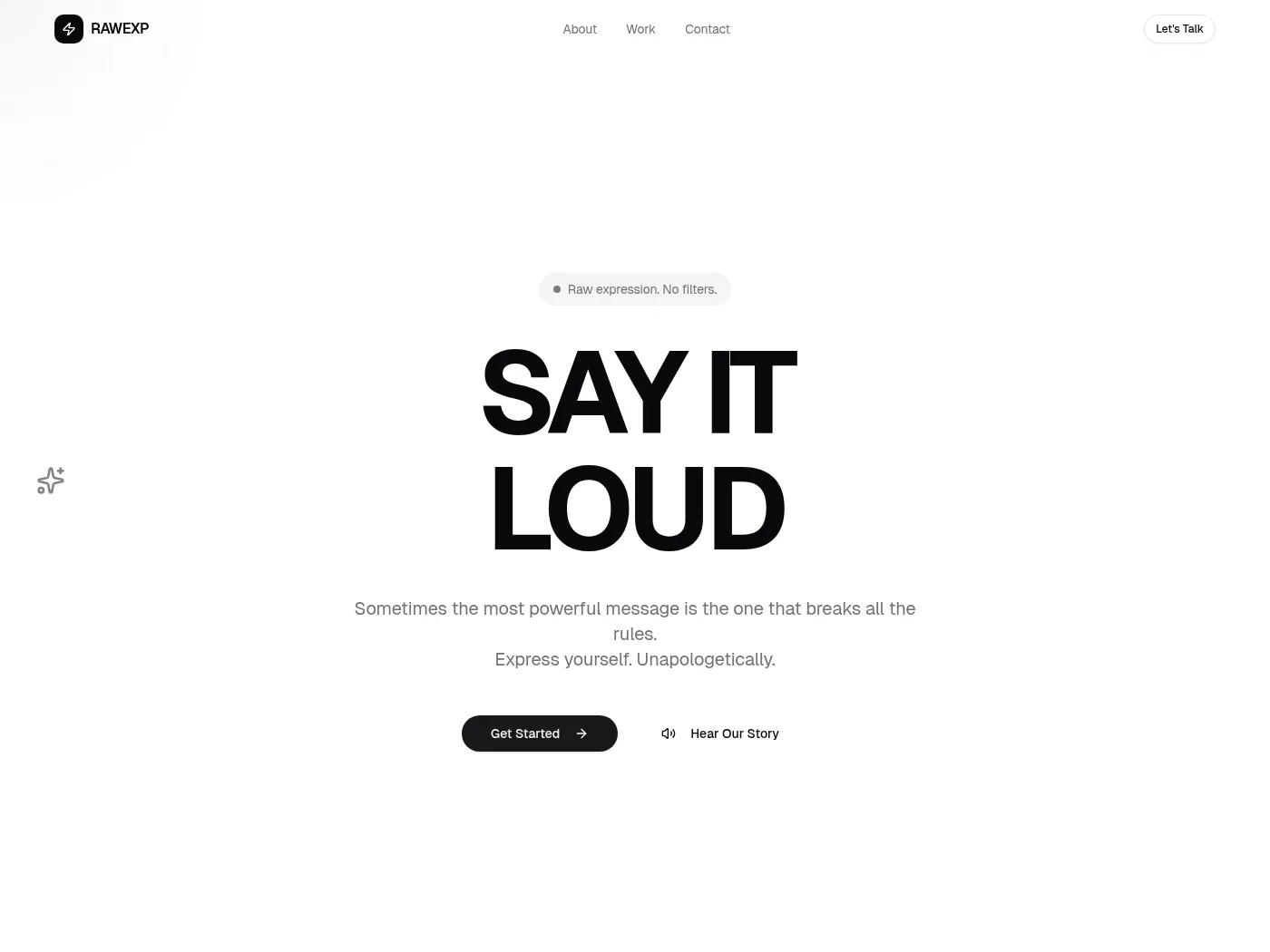 Expressive Alert Page