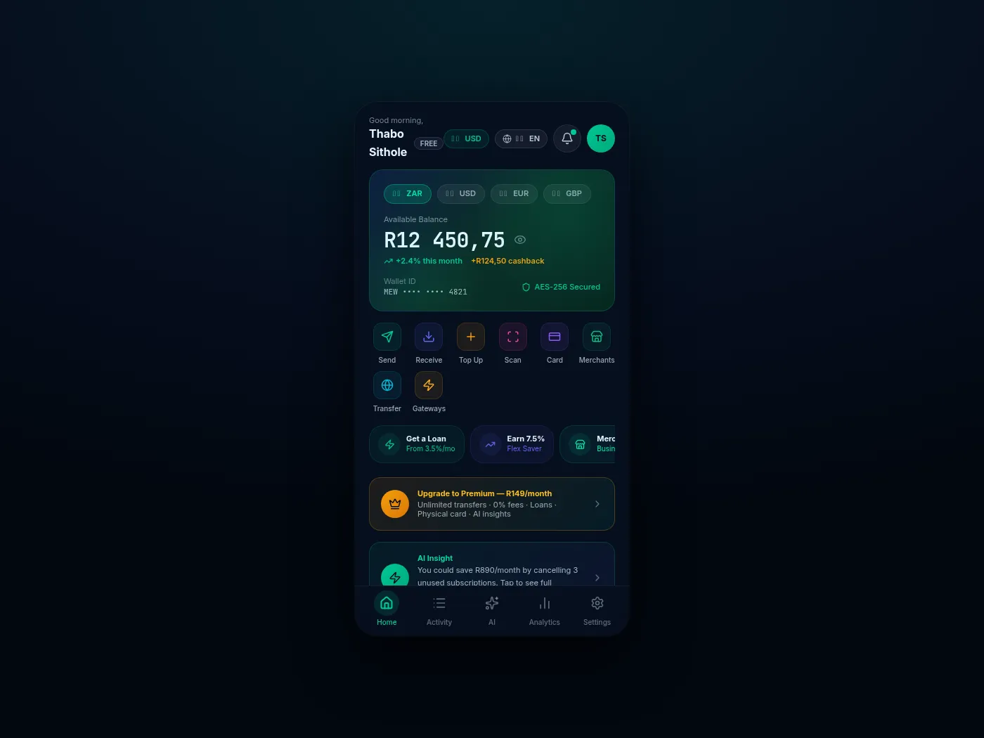 ExpressWallet AI Suite