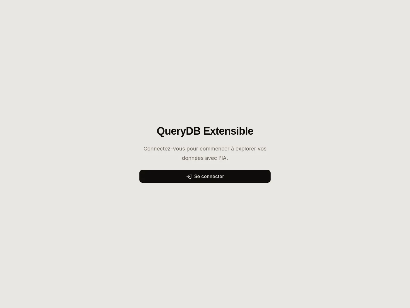 QueryDB Extensible