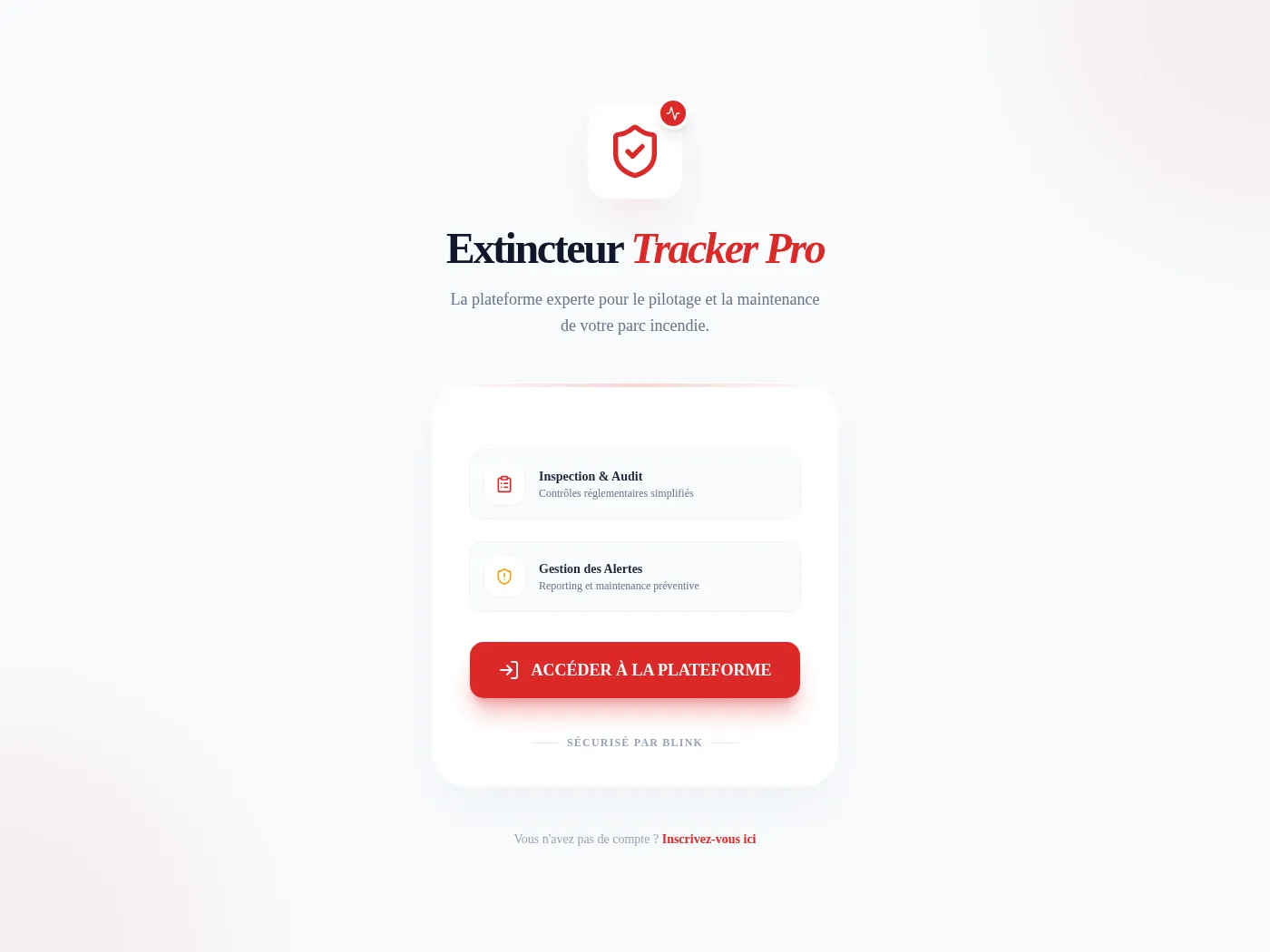 Extincteur Tracker Pro
