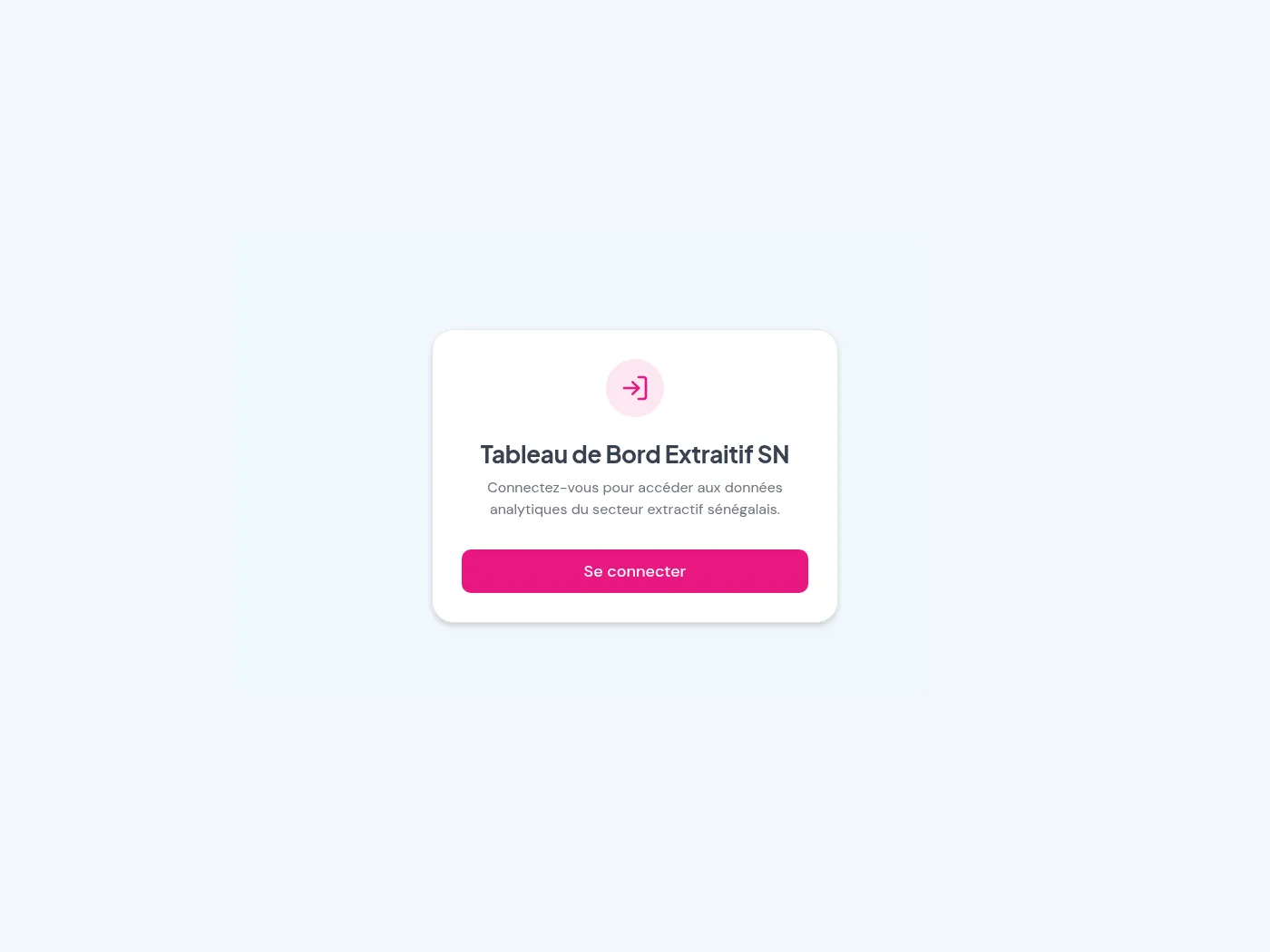 Extractive Sector Dashboard