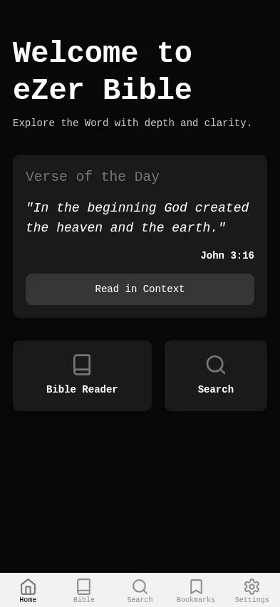 eZer Bible App