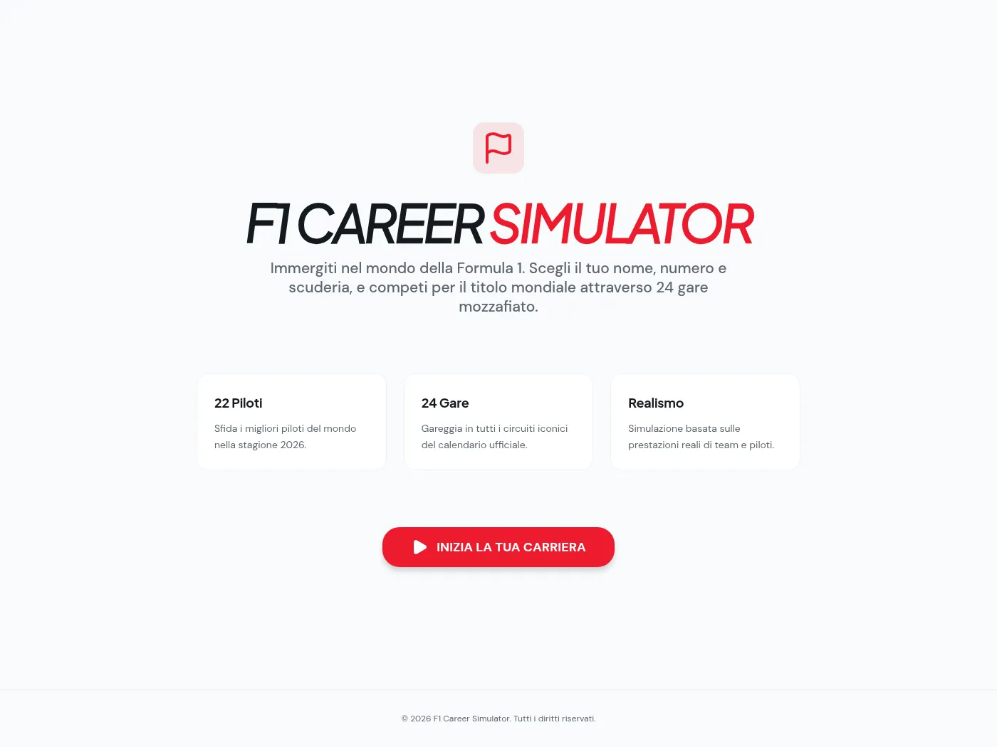 F1 Career Simulator