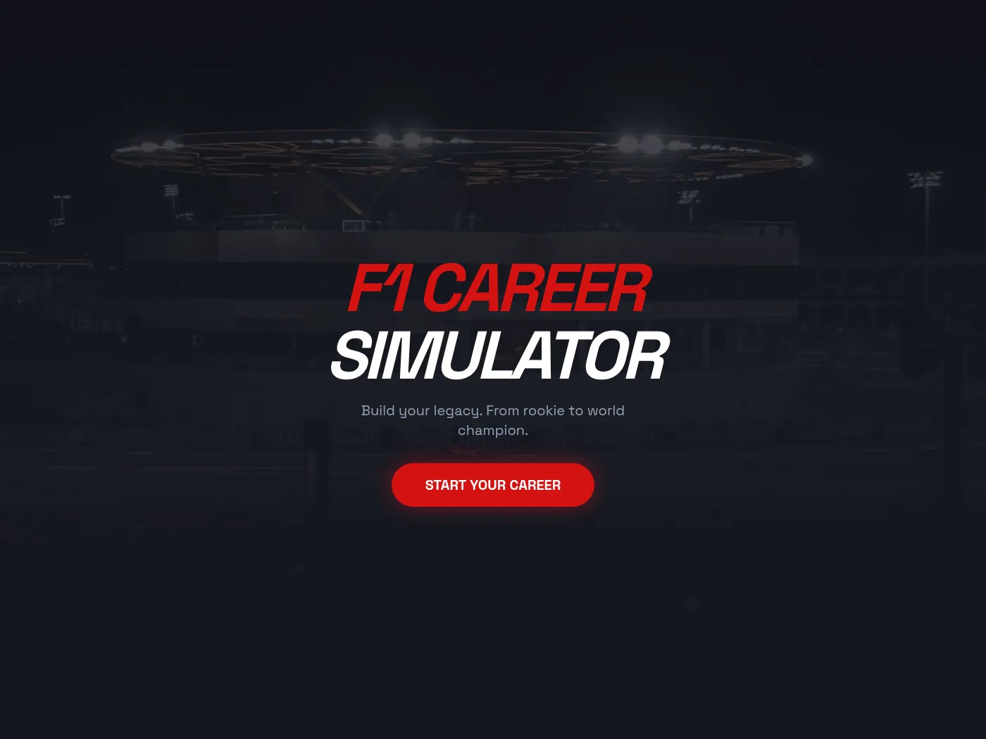 F1 Career Simulator