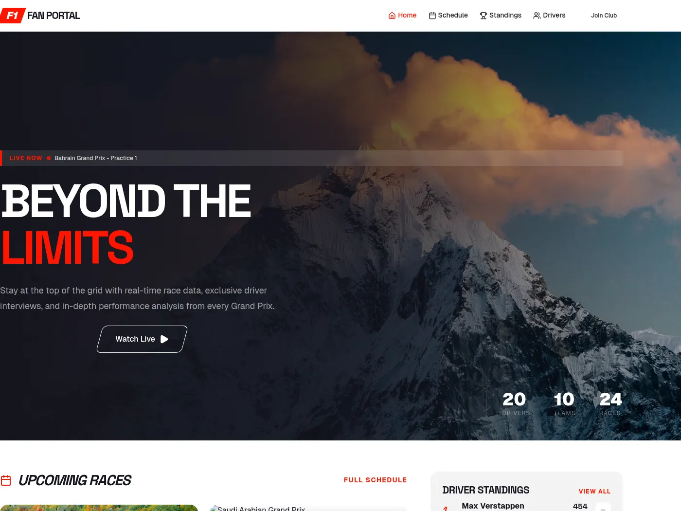 F1 Fan Portal