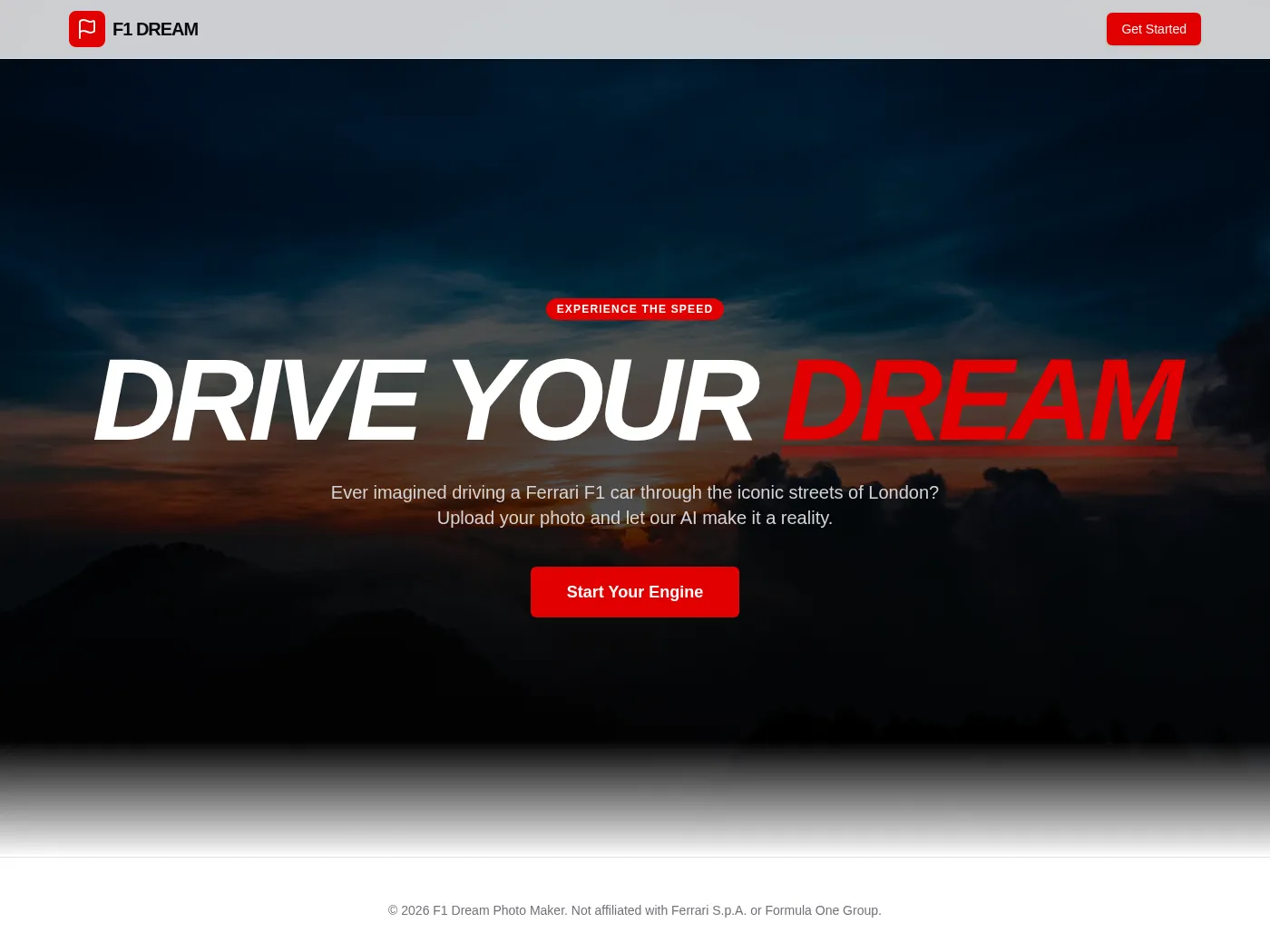 F1 Dream Photo Maker