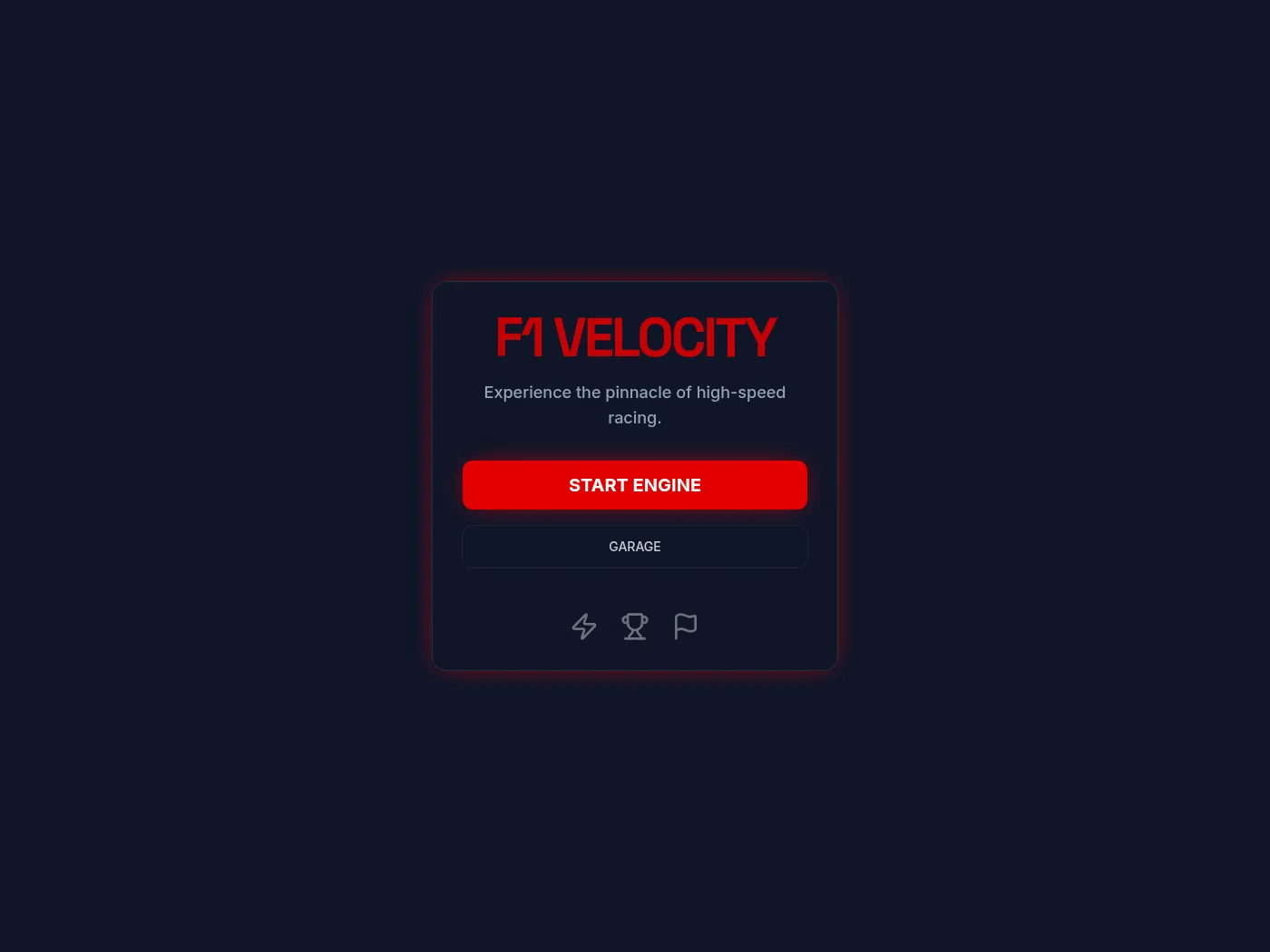 F1 Velocity Racer