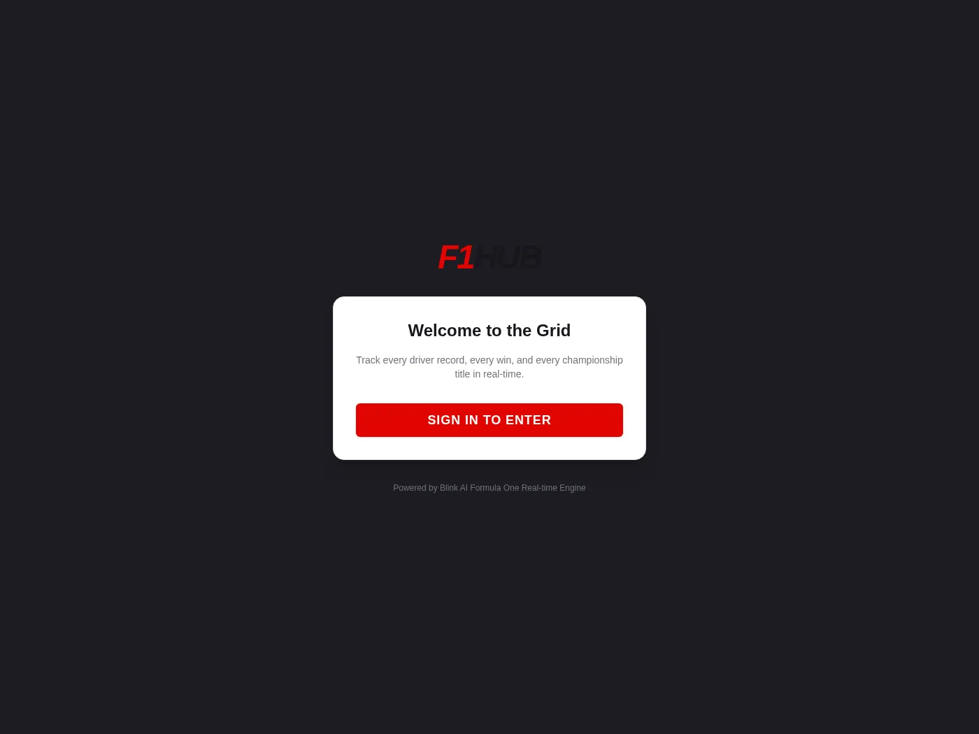 F1 Driver Records Hub
