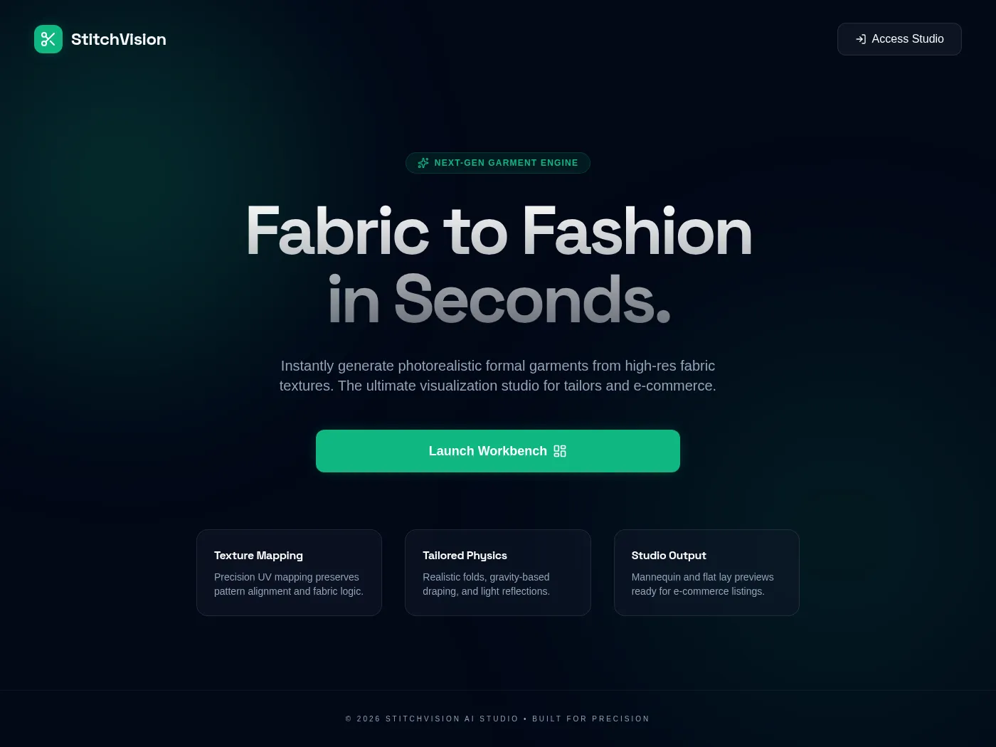 StitchVision AI Studio
