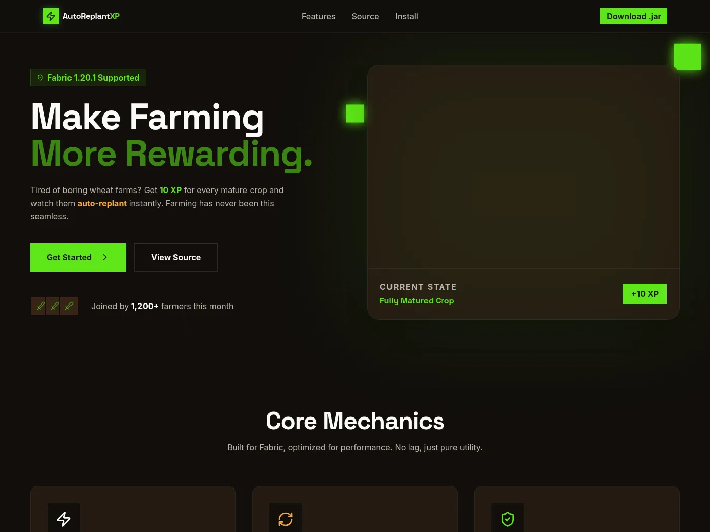 AutoReplant XP Mod