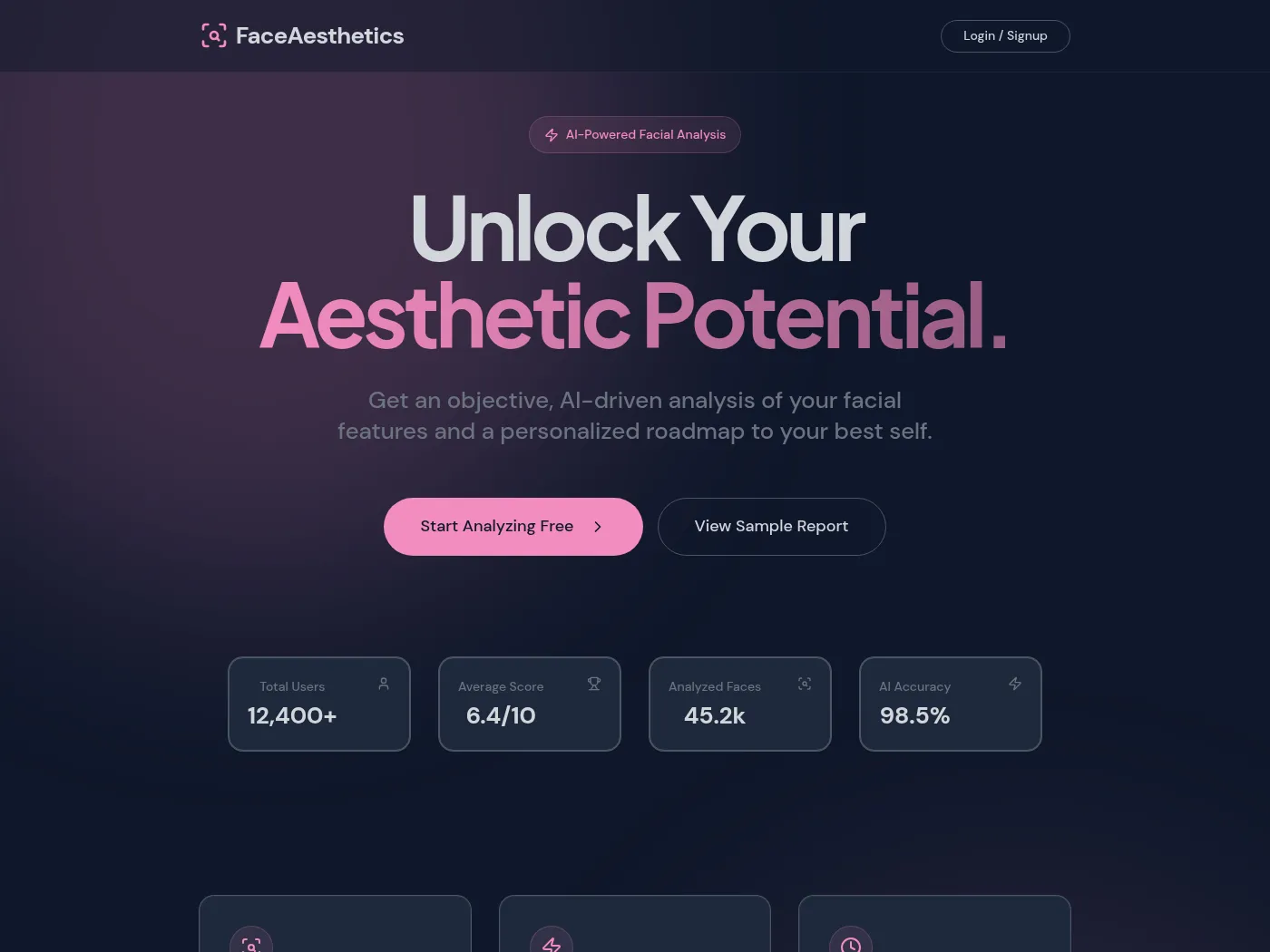 FaceAesthetics AI Analyzer