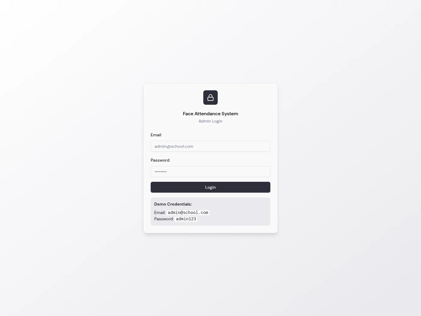 Face Recog Attendance System