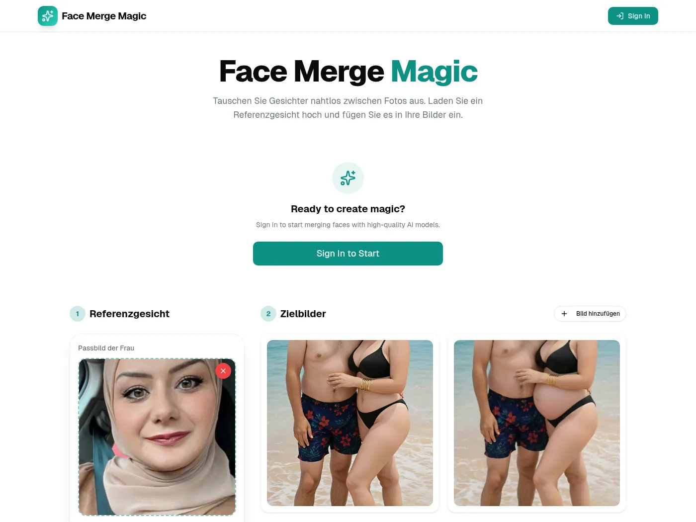 Face Merge Magic