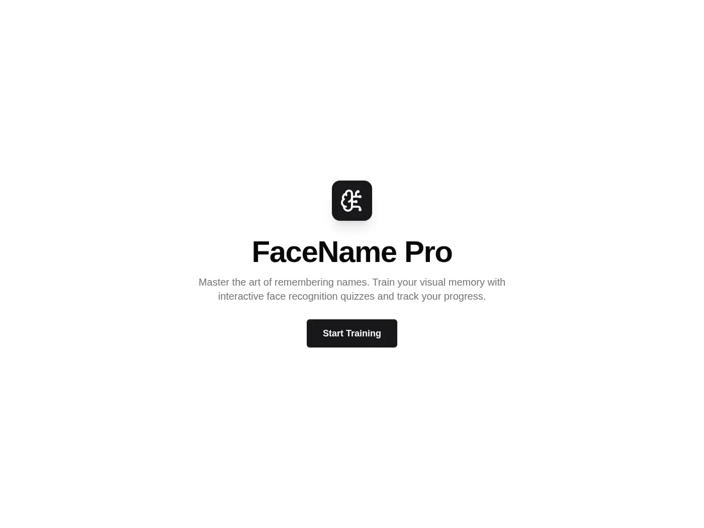 Face Name Trainer