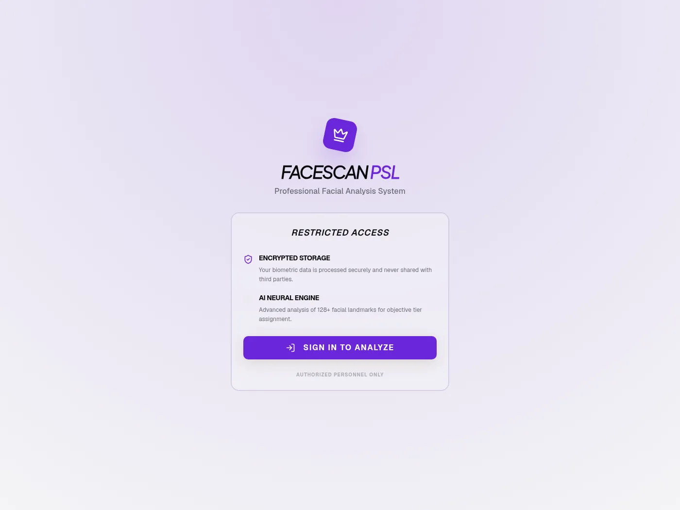 FaceScan PSL Analyzer