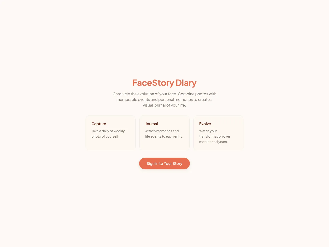 FaceStory Diary