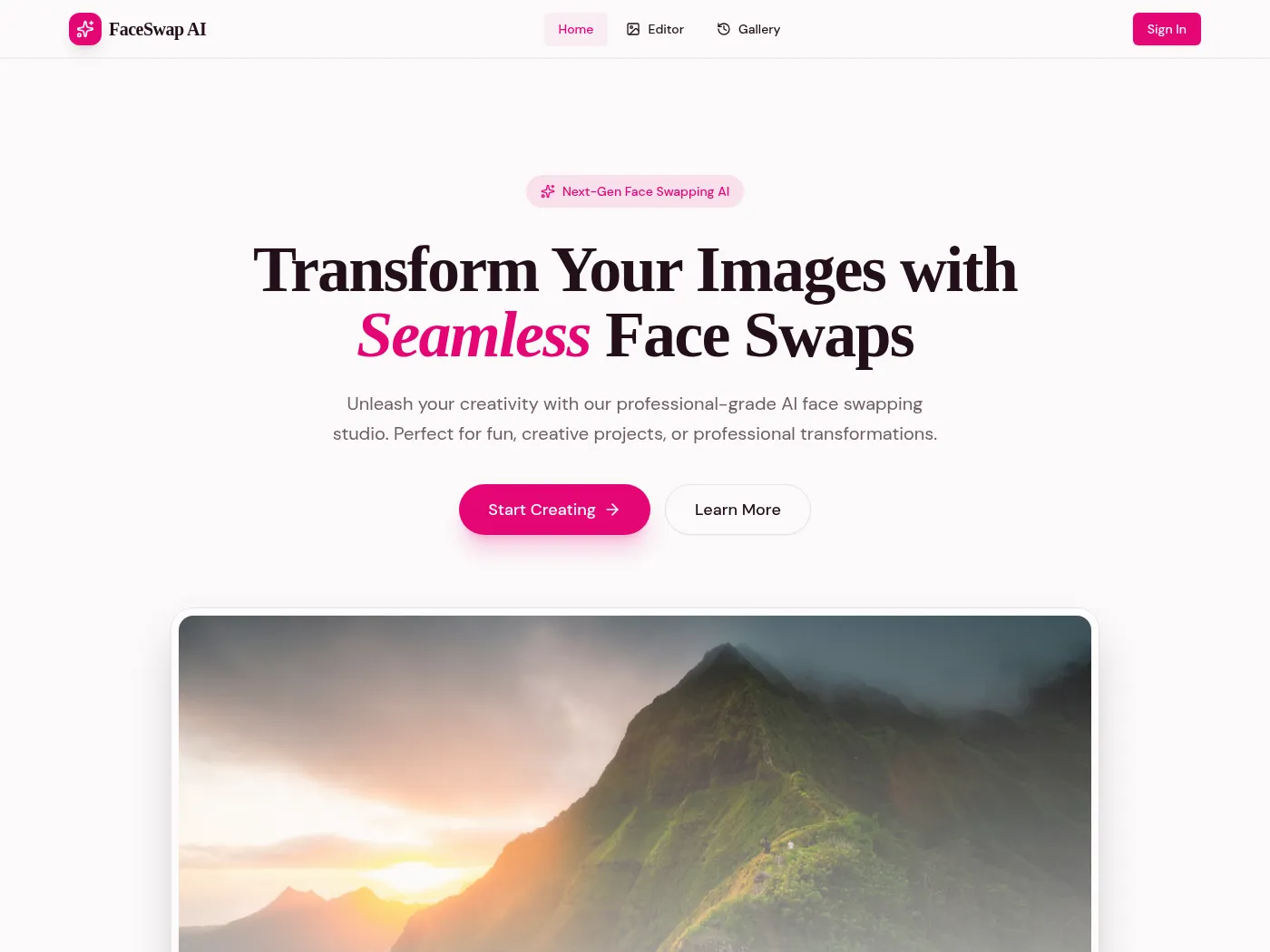 FaceSwap AI Studio